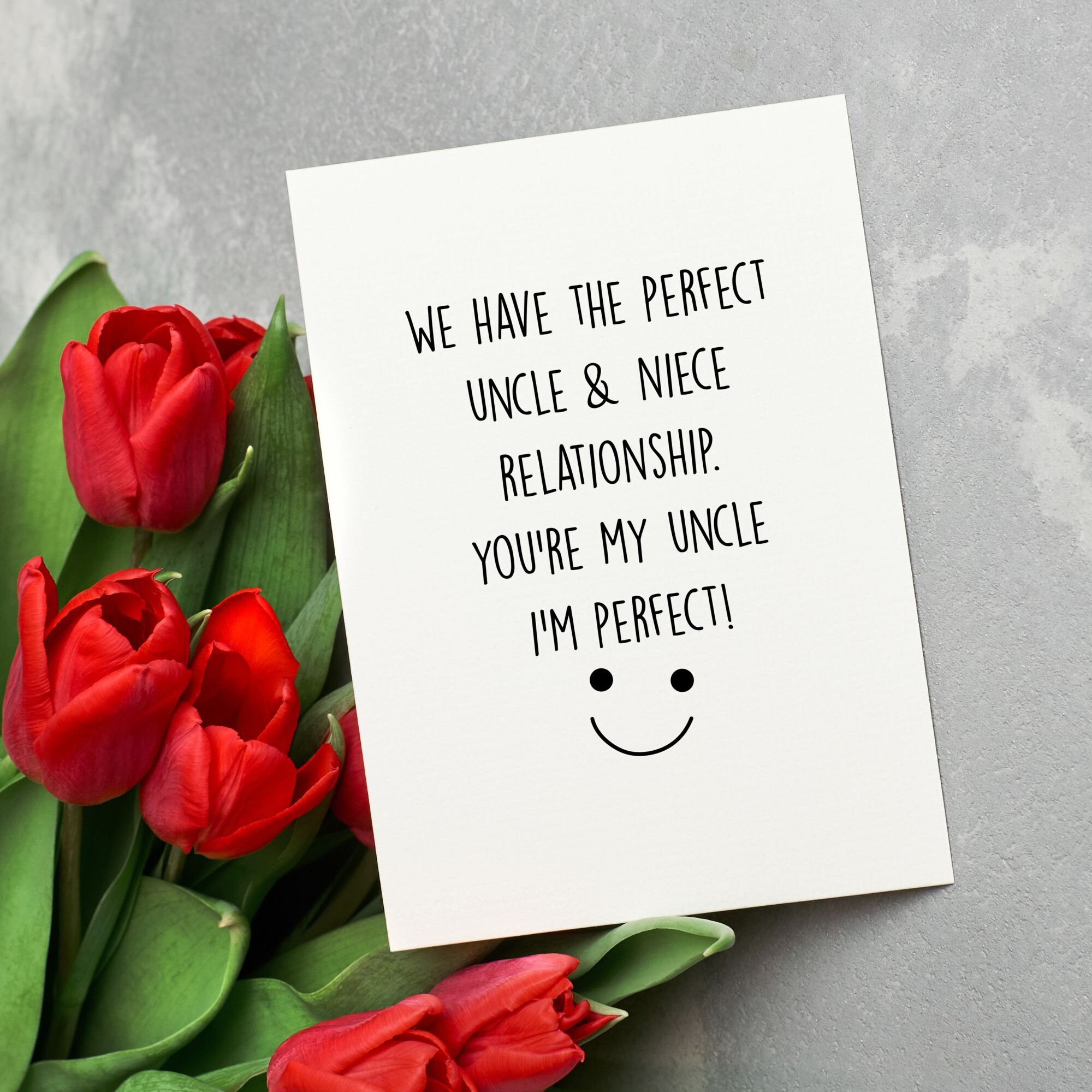 Happy Father's Day Card for Uncle Fathers Day Gift From - Etsy