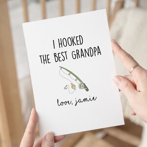 Personalized Grandpa Father's Day Card, Fishing Card for Grandpa ...
