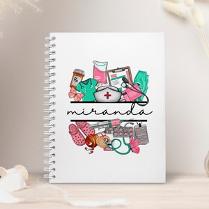 Personalized Nurse Gift, Custom Nurse Notebook, Registered Nurse ...