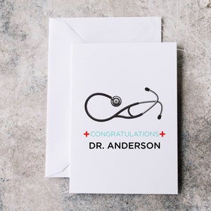 Personalized Doctor Graduation Card, Medical School Graduation Card ...
