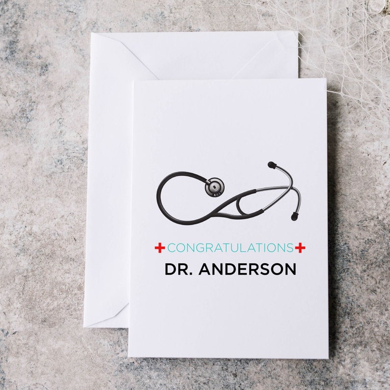 Personalized Doctor Graduation Card, Medical School Graduation Card ...