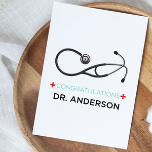 Personalized Doctor Graduation Card, Medical School Graduation Card ...