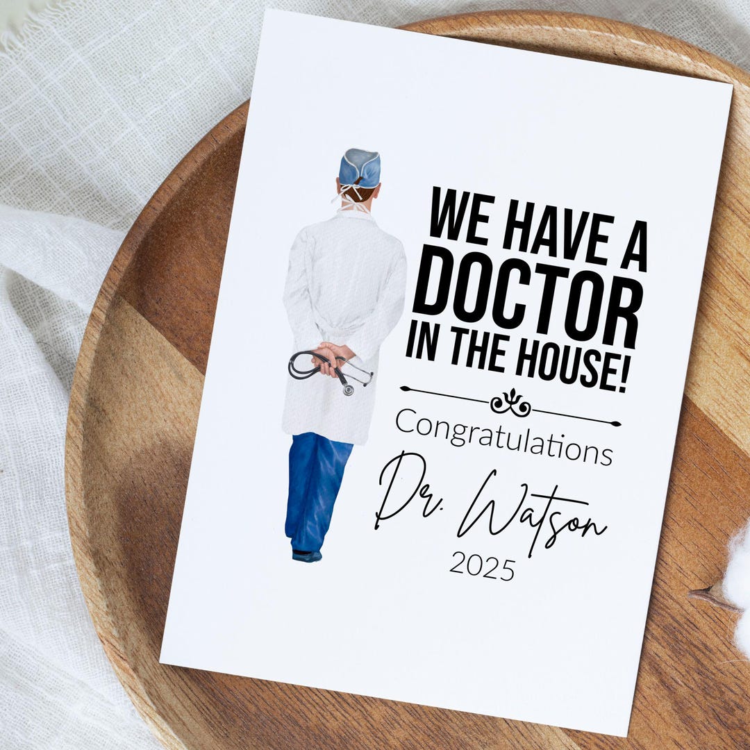 Personalized Male Doctor Graduation Gift for Him, Medical School ...
