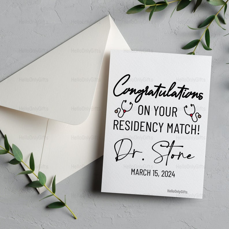 Residency Match PNG, Match Day Printable Card, Personalized Match Day ...
