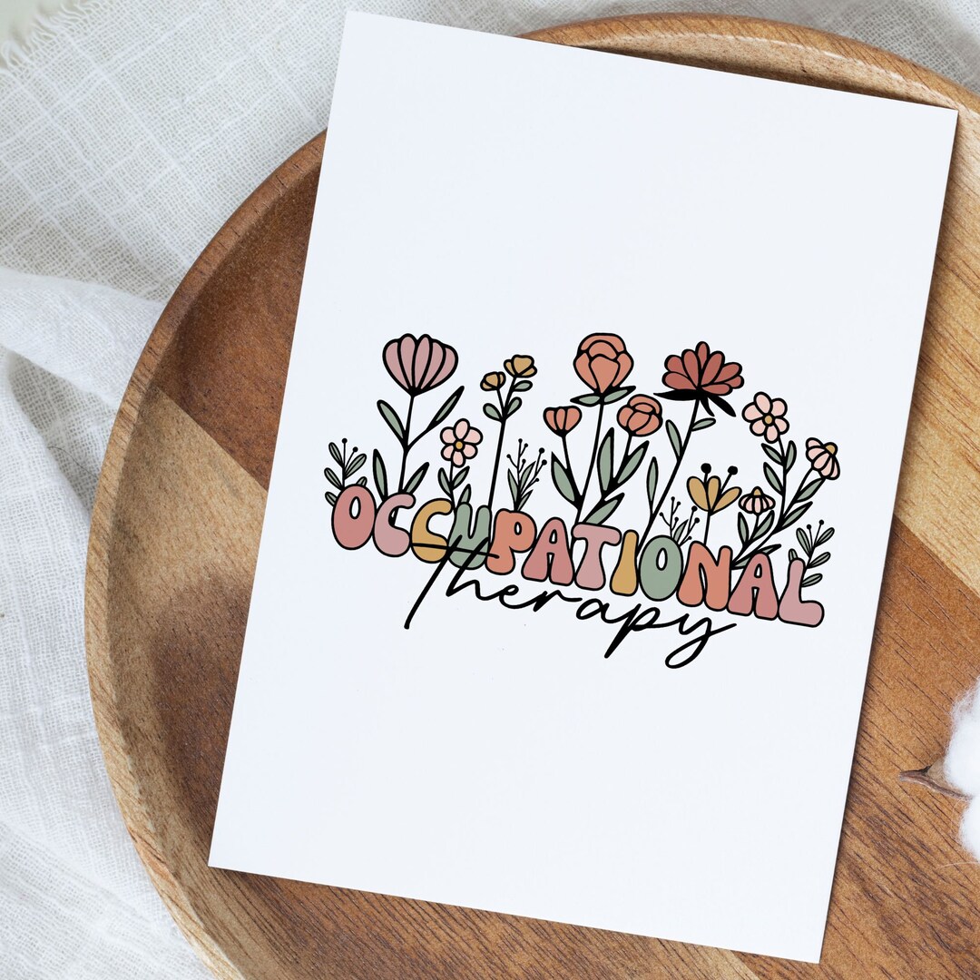 Occupational Therapy Card, Helping You Grow Card, Occupational ...