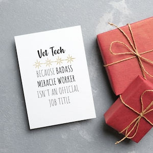Vet Tech Week Card Pack, Vet Tech Card, Veterinary Technician Gifts in ...