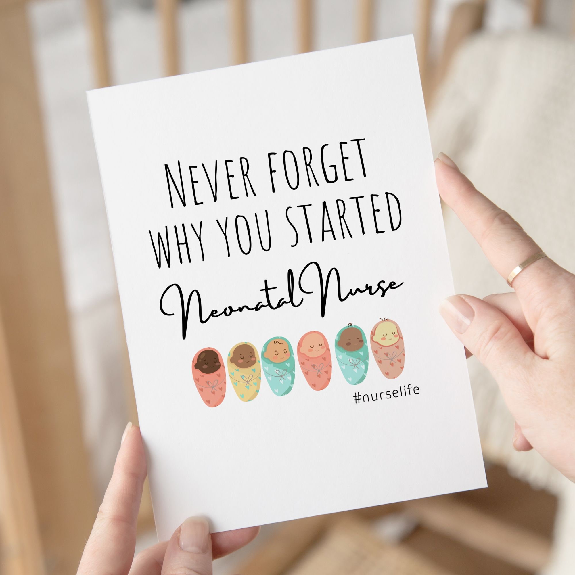 Neonatal Nursing Card Neonatal Nurse Gift for Staff Thank - Etsy