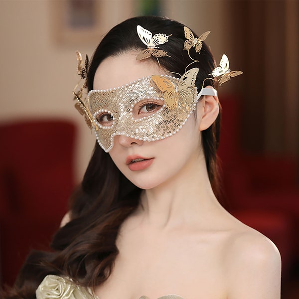 Venetian Mask Half Butterfly - Etsy