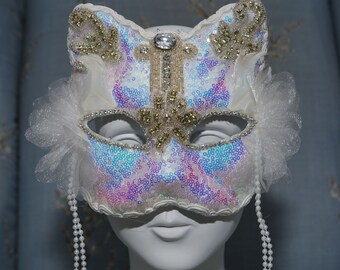 Venetian Masquerade Cat Mask - Etsy