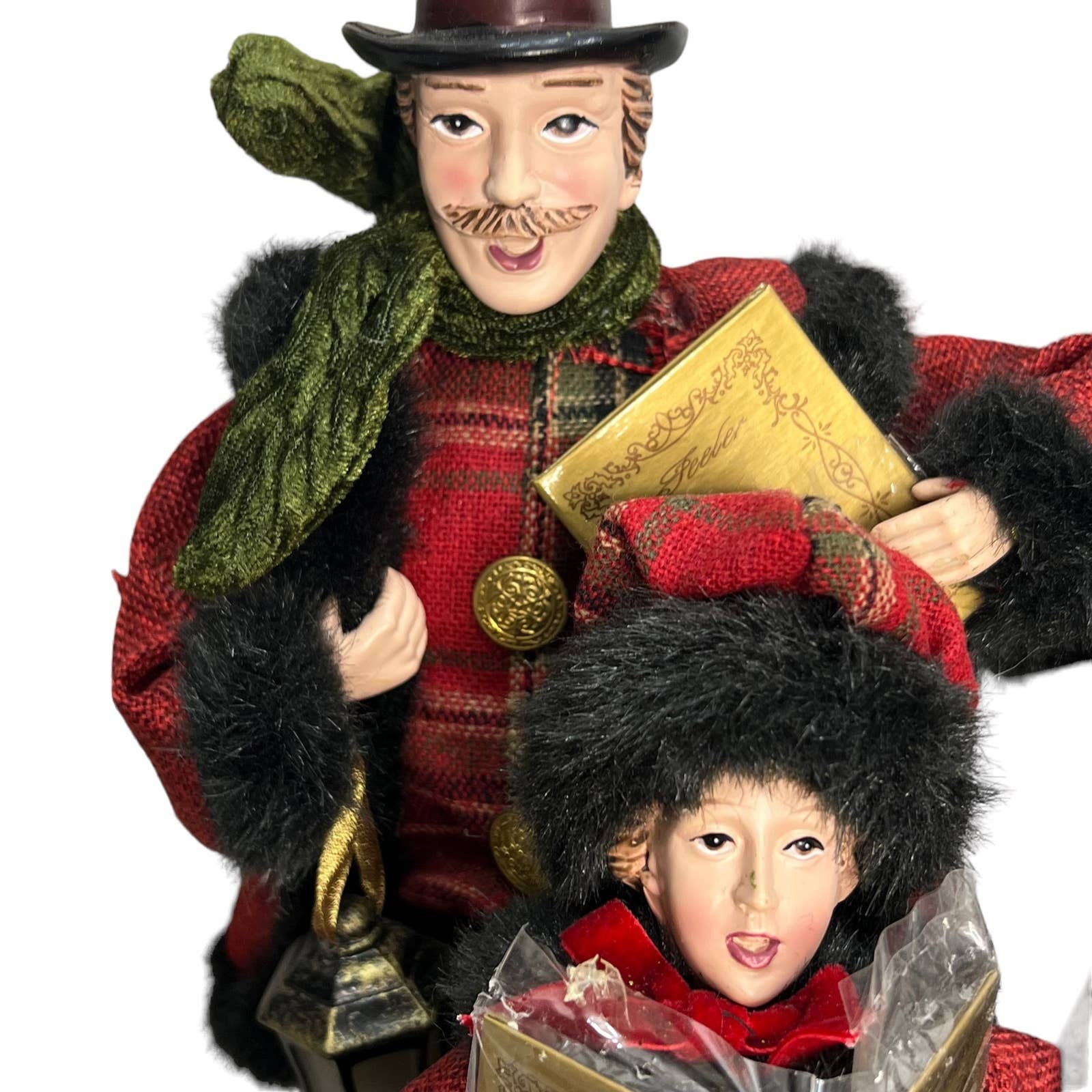 Dickens Christmas Carolers W/ Stand Valerie Parr Hill QVC 2013 Holiday ...