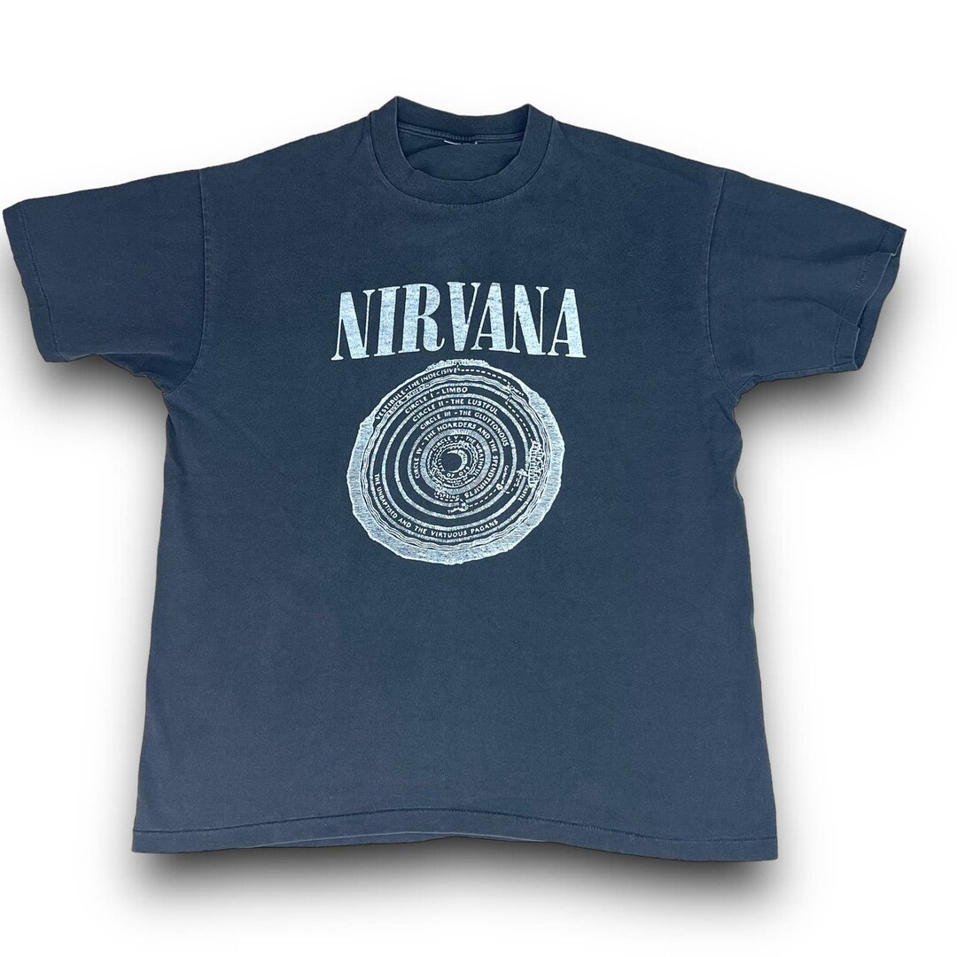 Original Nirvana Vestibule 'circle of Hell' 1991 Vintage Band T-shirt ...
