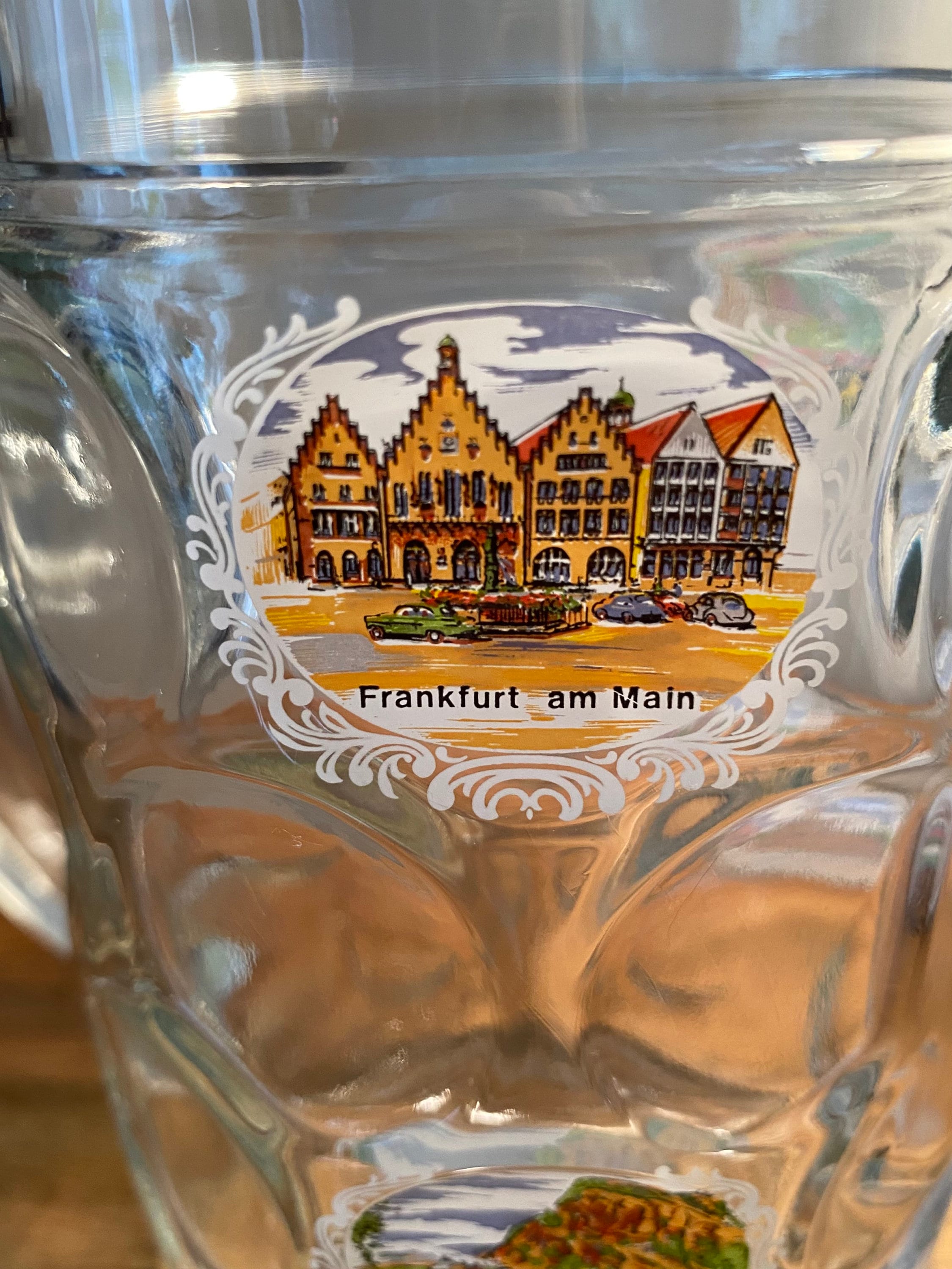 Vintage German Coat of Arms Glass Beer Stein - Etsy