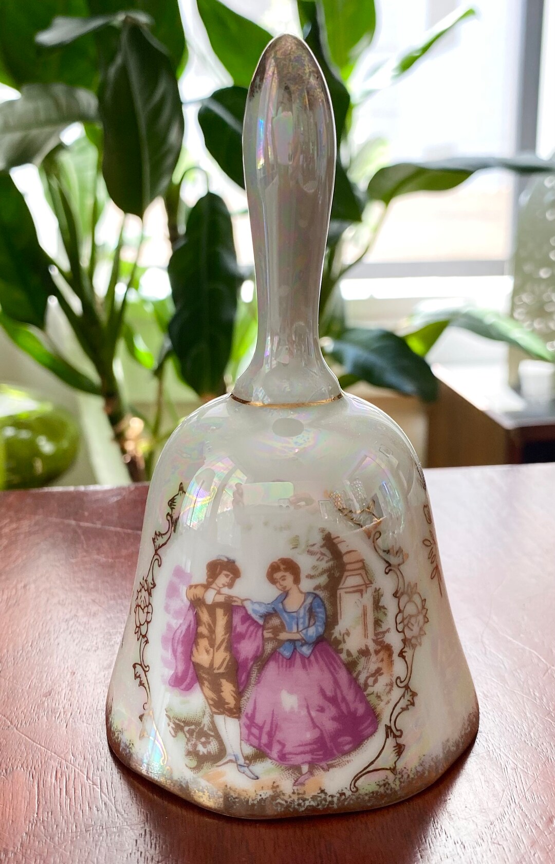 Vintage Lusterware Bell, Japan - Etsy