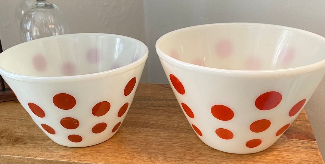 Mid Century Modern Fire King Oven Ware Bowls - Etsy