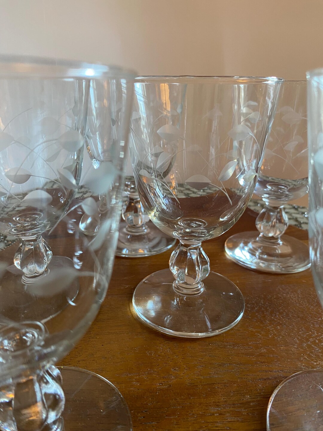 Libbey Glass Goblets. Set of 6 - Etsy
