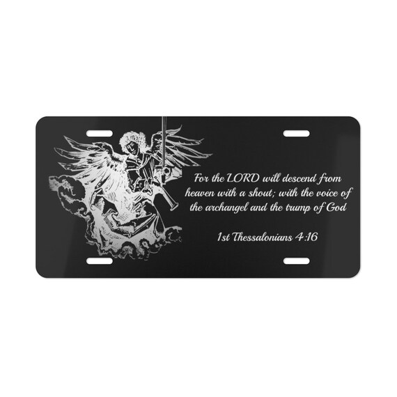 The Return of Jesus Vanity Plate - Etsy