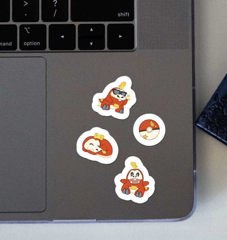 Fuecoco Glossy Sticker Set - Etsy