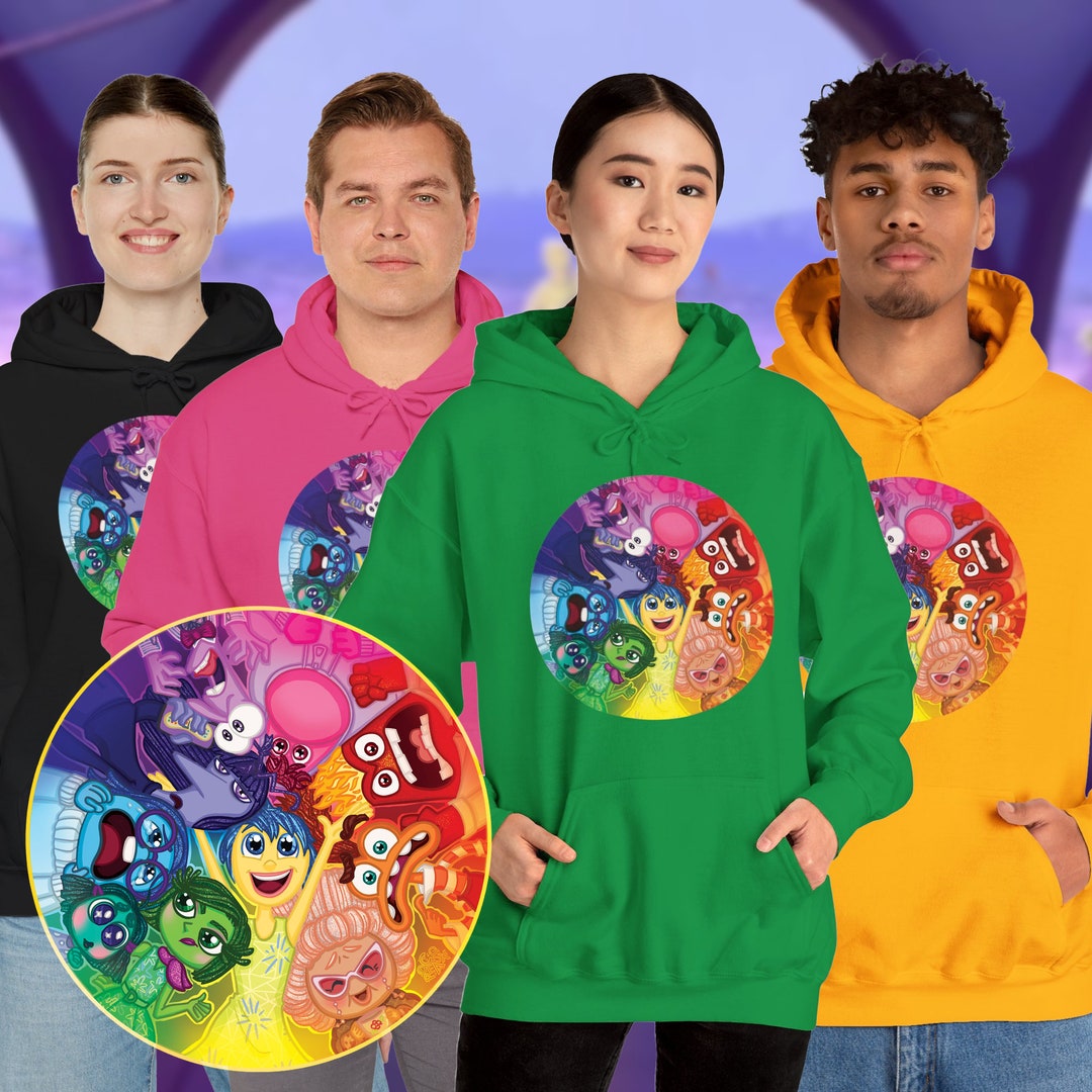 Inside Out 2 - All Emotions Hoodie (10 Colours - S-5XL) - Etsy