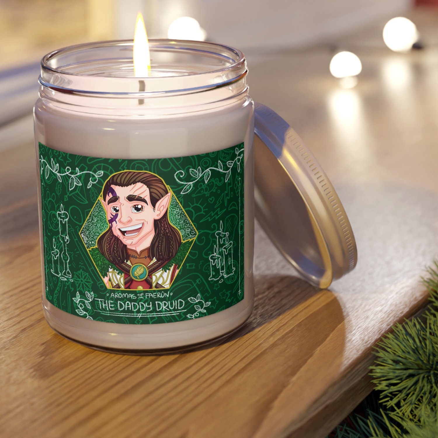 Halsin Candle - Baldur's Gate 3 (fresh Balsam Scent) - Etsy