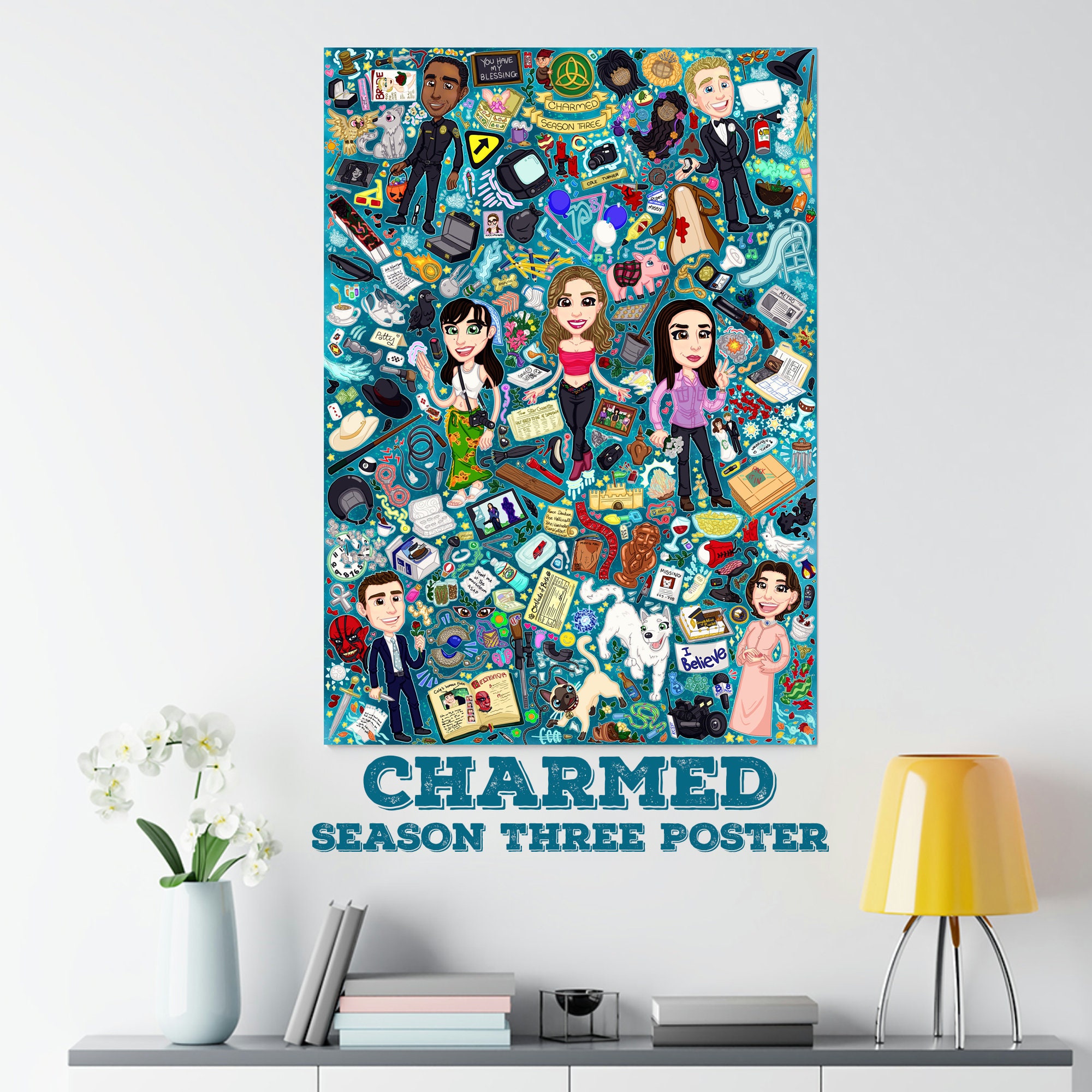 Charmed Season Three A2 Poster - Etsy