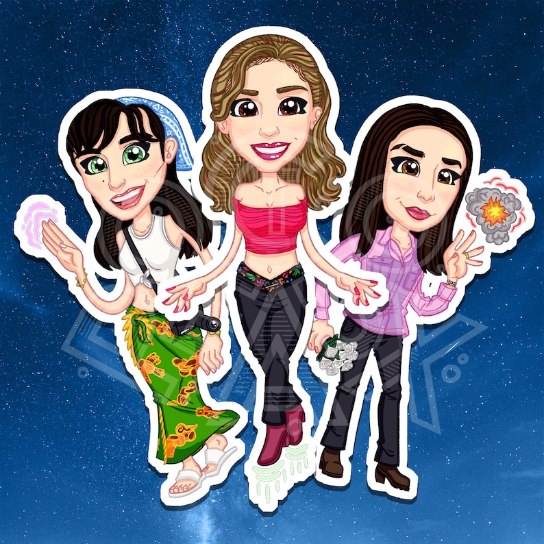 Charmed Season Three Glossy Stickers 1 or 3 - Etsy