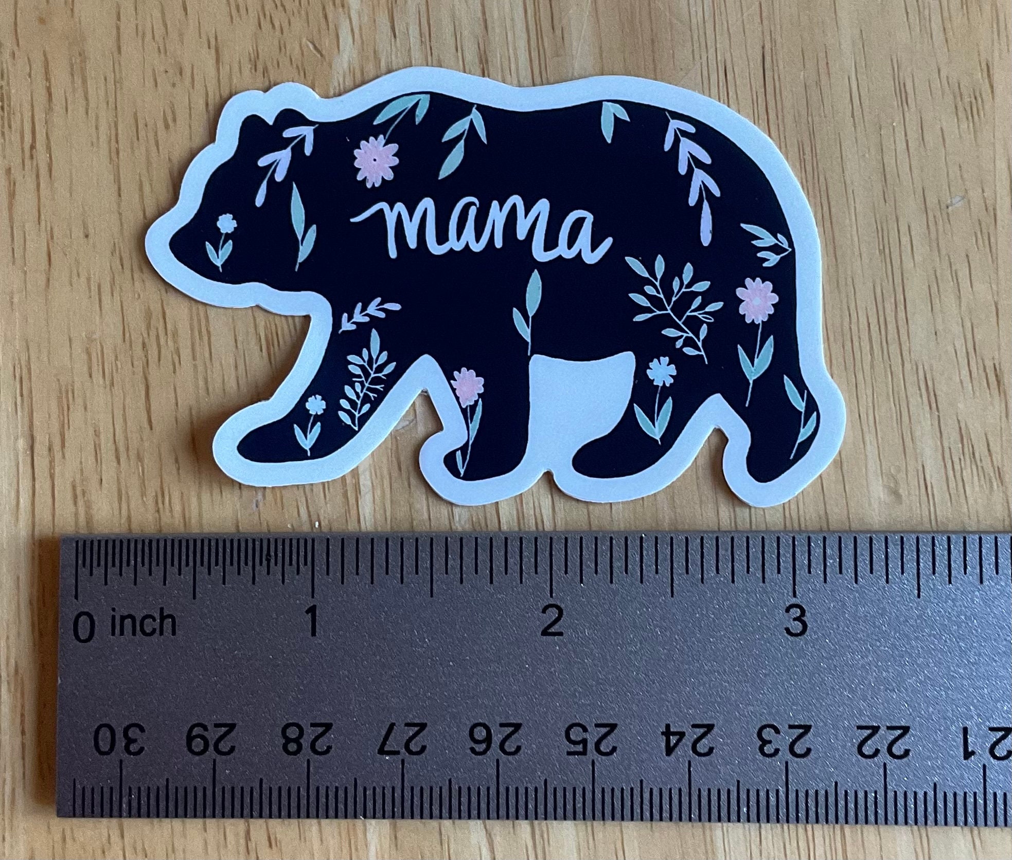 Mama Bear Vinyl Sticker - Etsy