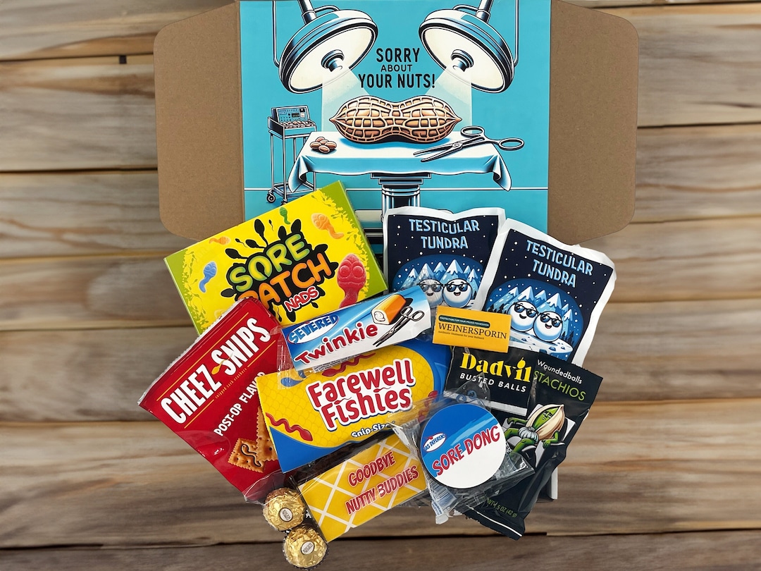 Funny Vasectomy Care Package. Gift for Post Vasectomy Care, Vasectomy ...