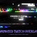 Animated Cat Purple Neon Chat Box for Twitch/ Twitch Stream Overlay ...