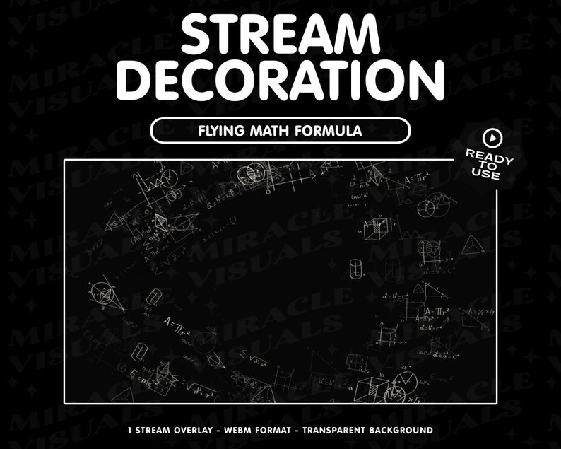Flying Math Formula Equations Effects / Animated Stream Decoration ...