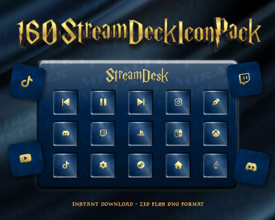 160 Ravencalw Streamdeck Icon Set | Ravencakw Icon Pack for Elgato ...