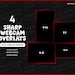 15 Animated Neon Red Webcam Overlay / Twitch Stream Border / Webcam ...