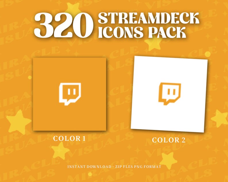 Orange Streamdeck Icon Set | 320 Orange Icon Pack for Elgato Steamdeck ...