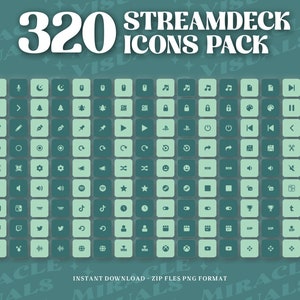 Pastel Blue Streamdeck Icon Set | 320 Pastelblue Icon Pack for Elgato ...