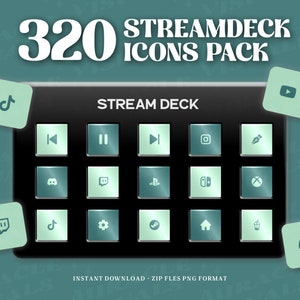 Pastel Blue Streamdeck Icon Set | 320 Pastelblue Icon Pack for Elgato ...