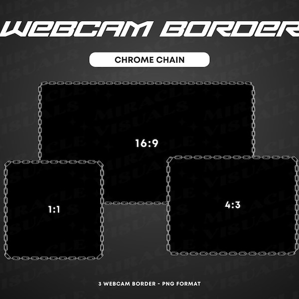 Chrome Webcam Border Twitch - Etsy