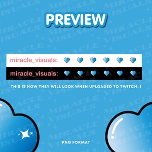 Blueheart Twitch Emote / Heart /blueheart / Badge / Twitch Animated ...
