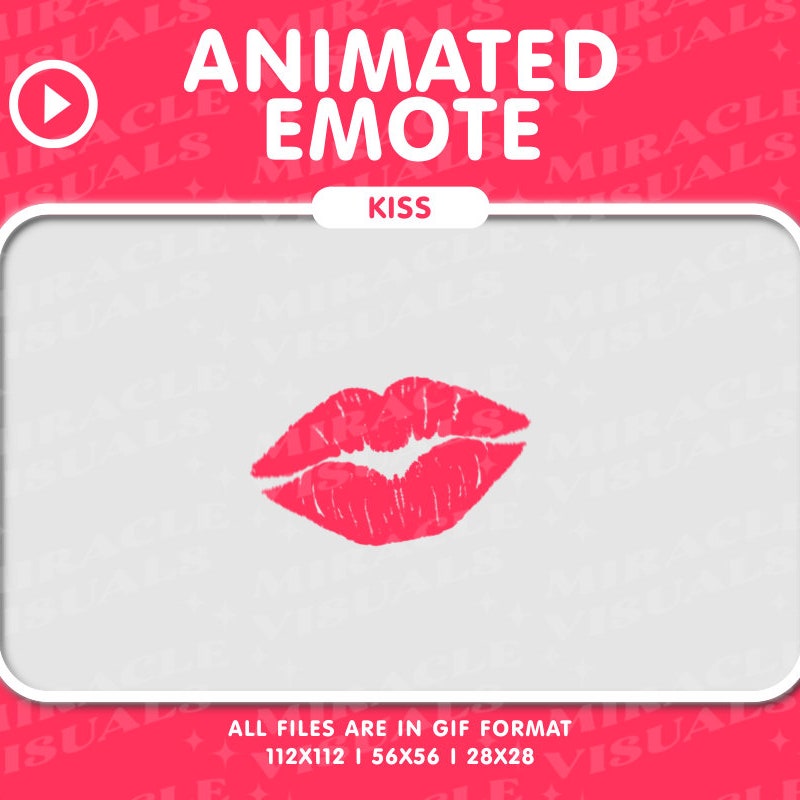 Kiss Lips Emotes - Etsy