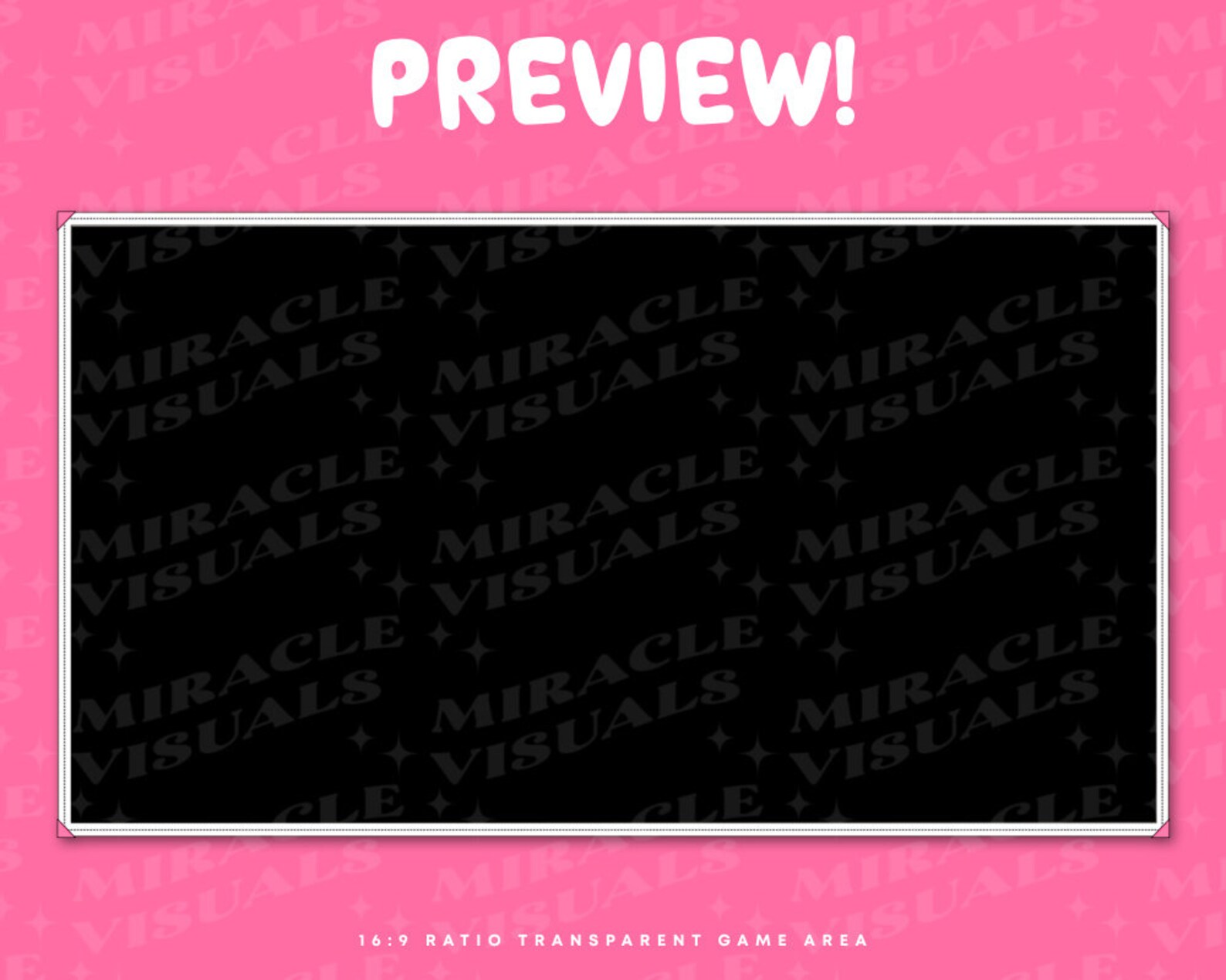 Gameplay Border Frame / Twitch Stream Border Frame / Webcam Frame ...