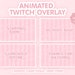 Animated Cat Purple Neon Chat Box for Twitch/ Twitch Stream Overlay ...