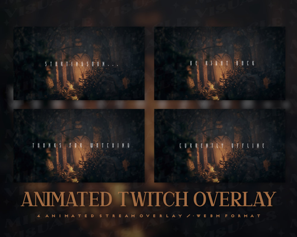 4 Animated 3D Horror Scene / Goth / Scary / Rain /halloween/scary ...