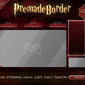 Animated Hogwarts Legacy Stream Package / Harry Potte / Twitch Overlays ...