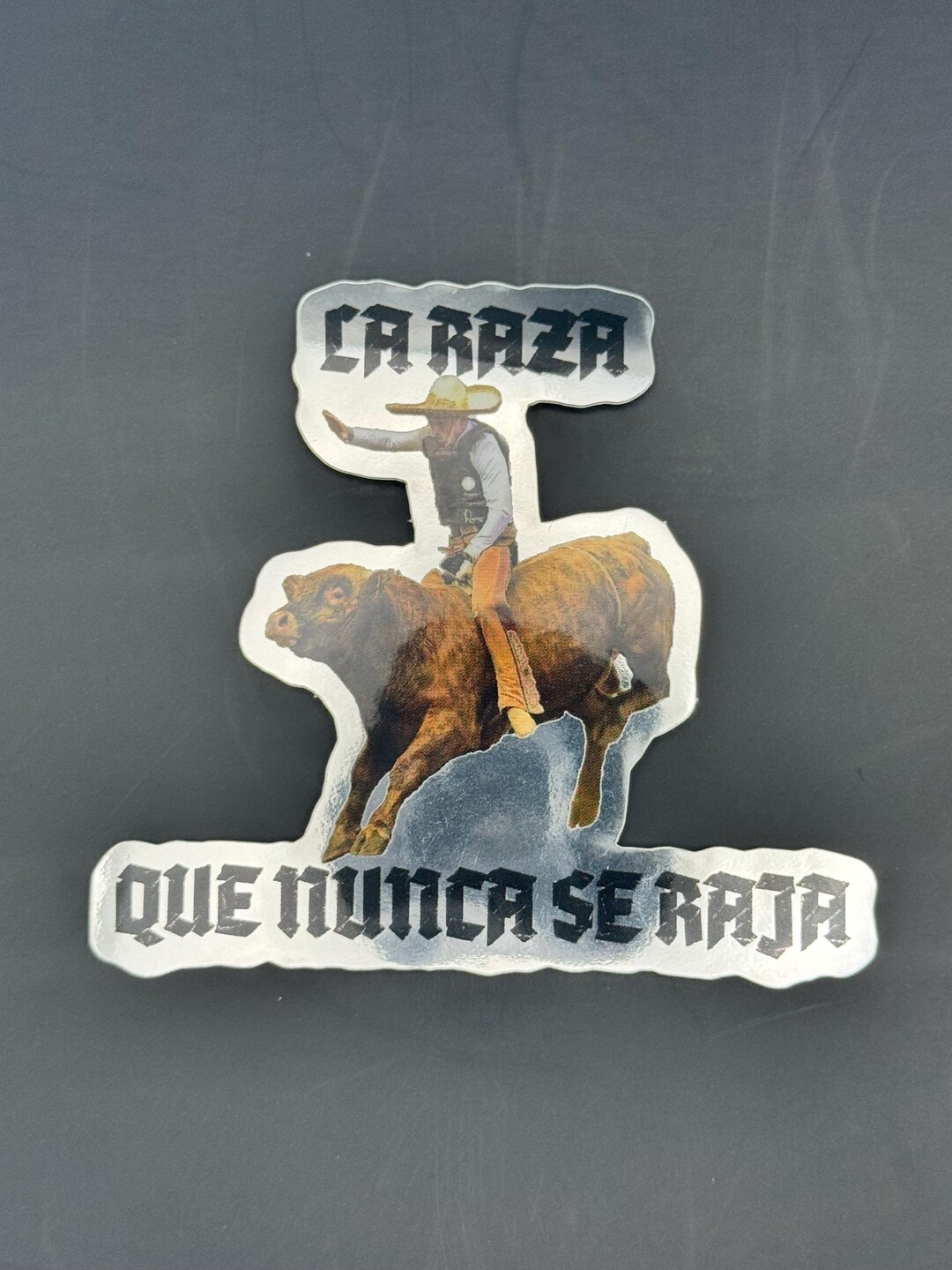Charro/mexican Bull Rider Sticker - Etsy