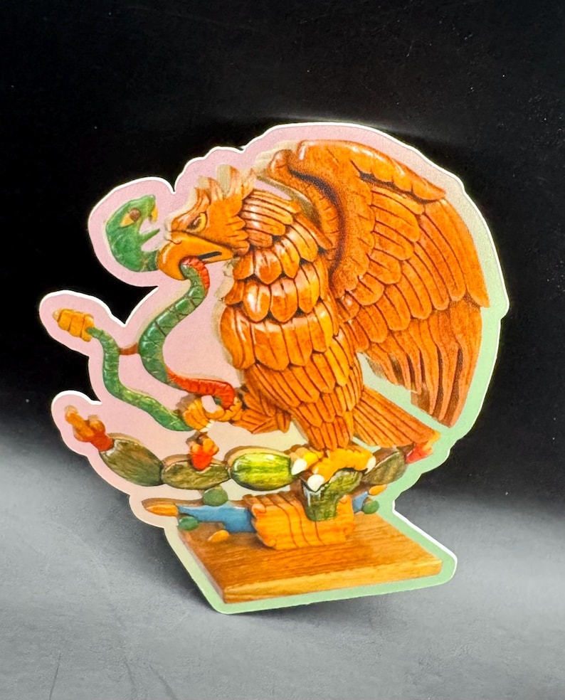 Mexican Eagle Sticker - Etsy