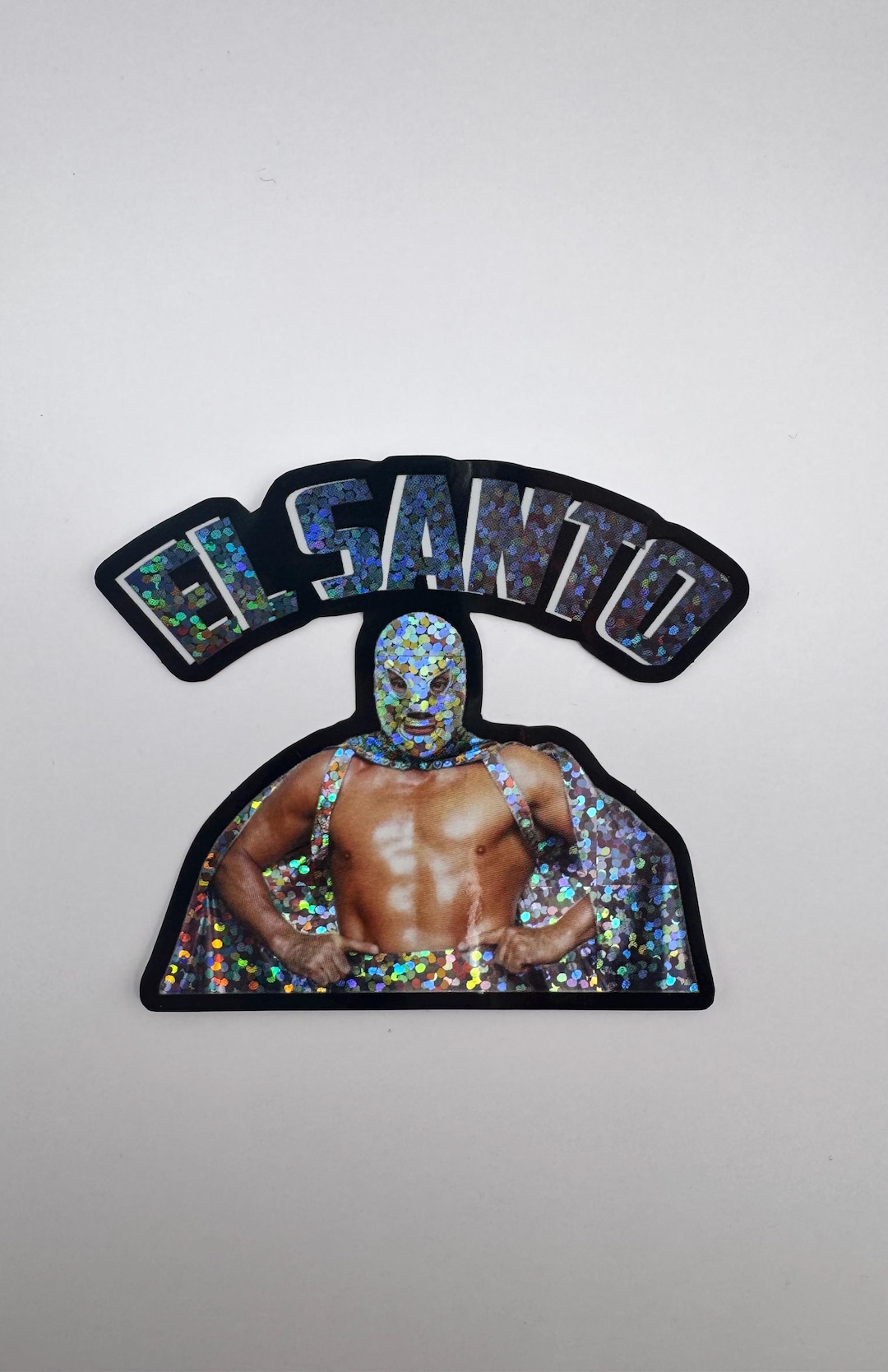 El Santo Luchador Sticker - Etsy