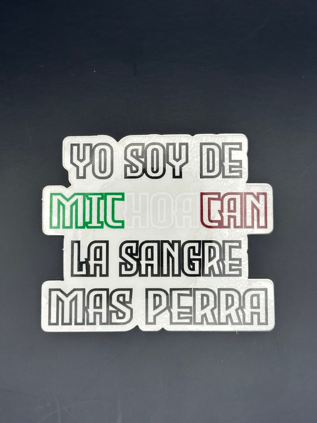 Michoacan Sticker/mexican Flag Colors - Etsy