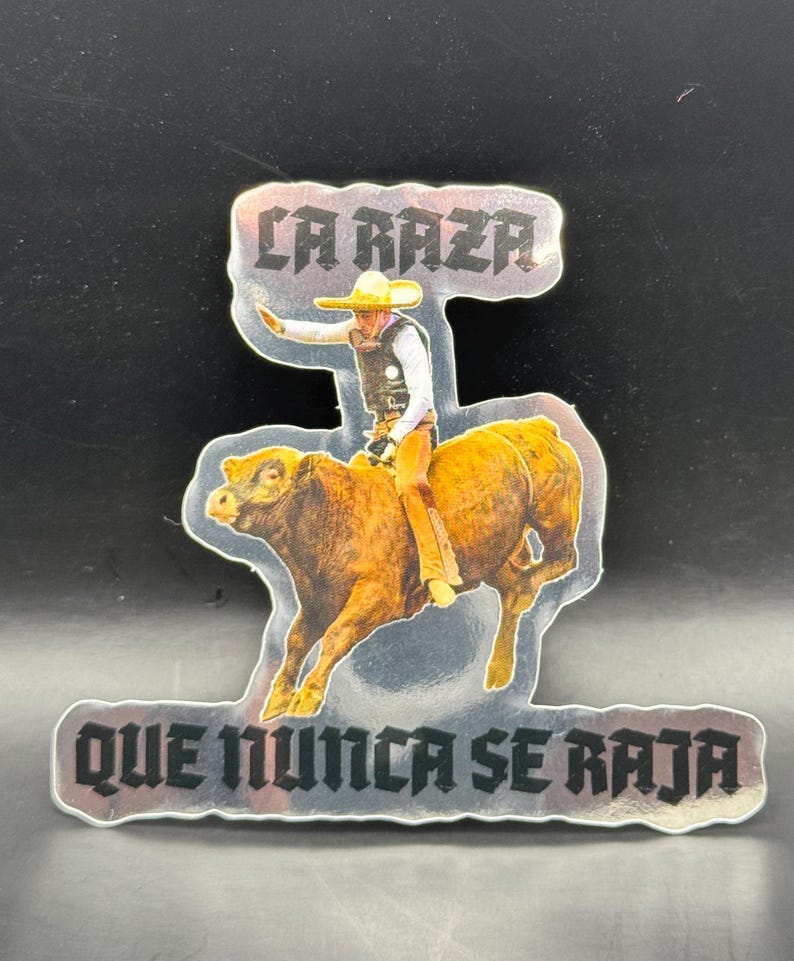Charro/mexican Bull Rider Sticker - Etsy