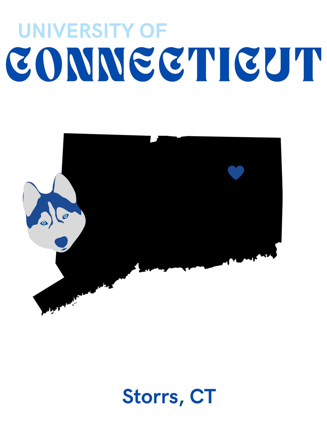 Uconn Landmark Prints - Etsy