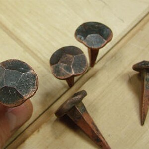 Solid Copper Decorative Nails Heavy-duty Sold Individually - Etsy