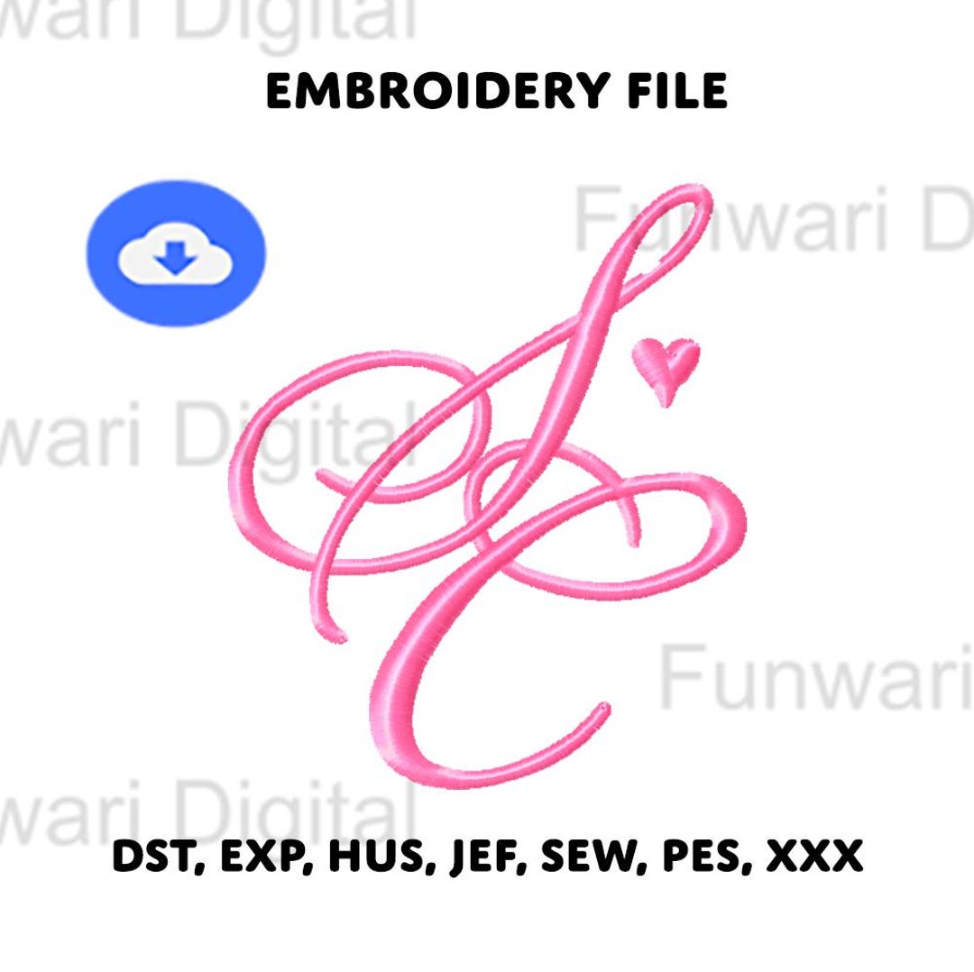 Sabrina Carpenter Signature Logo Cute Machine Embroidery Design | Pop ...