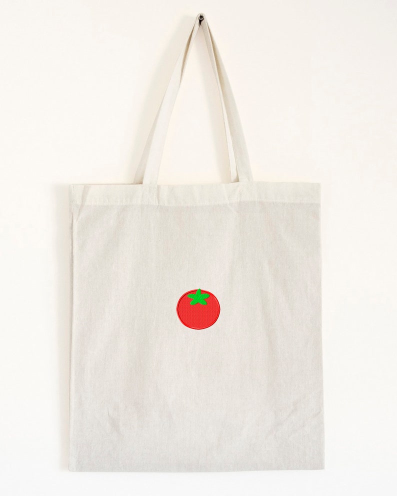 Simple Tomato Vegetable Embroidery File Design - Minimalistic Veggie ...